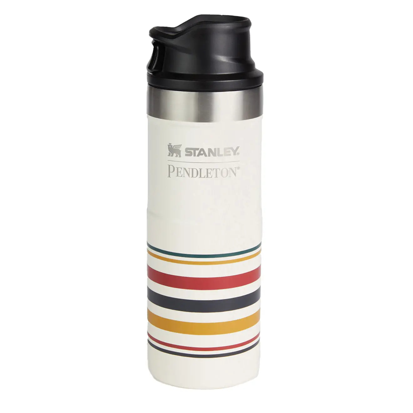 Pendleton Trigger Action Travel Mug 16oz White | Parasol Store