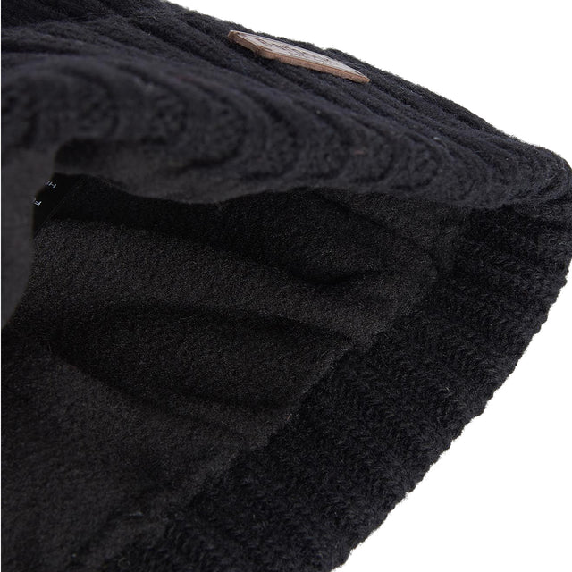 Barbour Carlton Beanie Hat Black – Parasol Store
