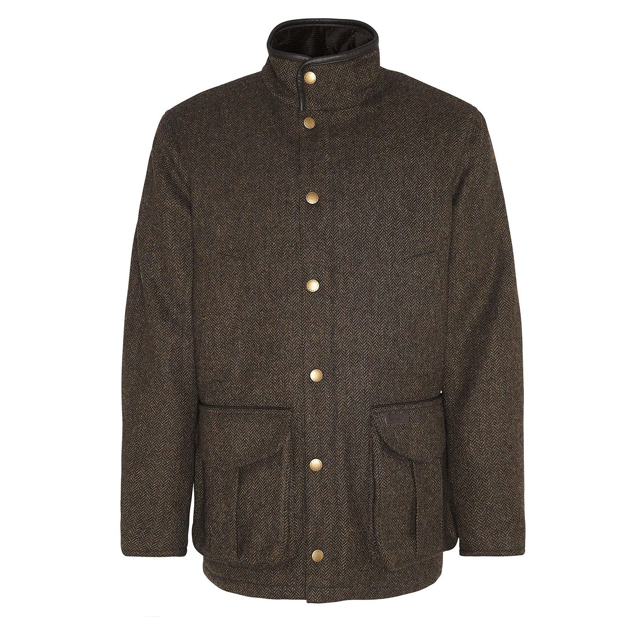 Barbour Hereford Tweed Wool Jacket Olive | Parasol Store