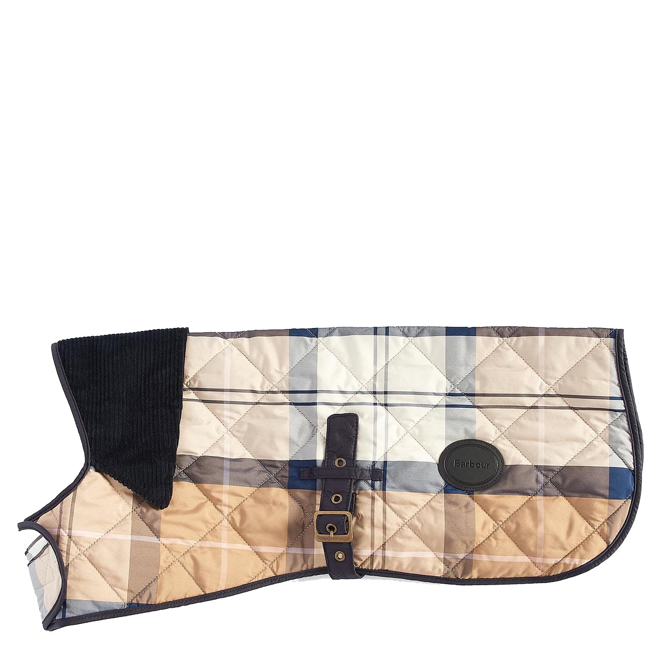 Barbour Tartan Dog Coat Primrose Hessian | Parasol Store
