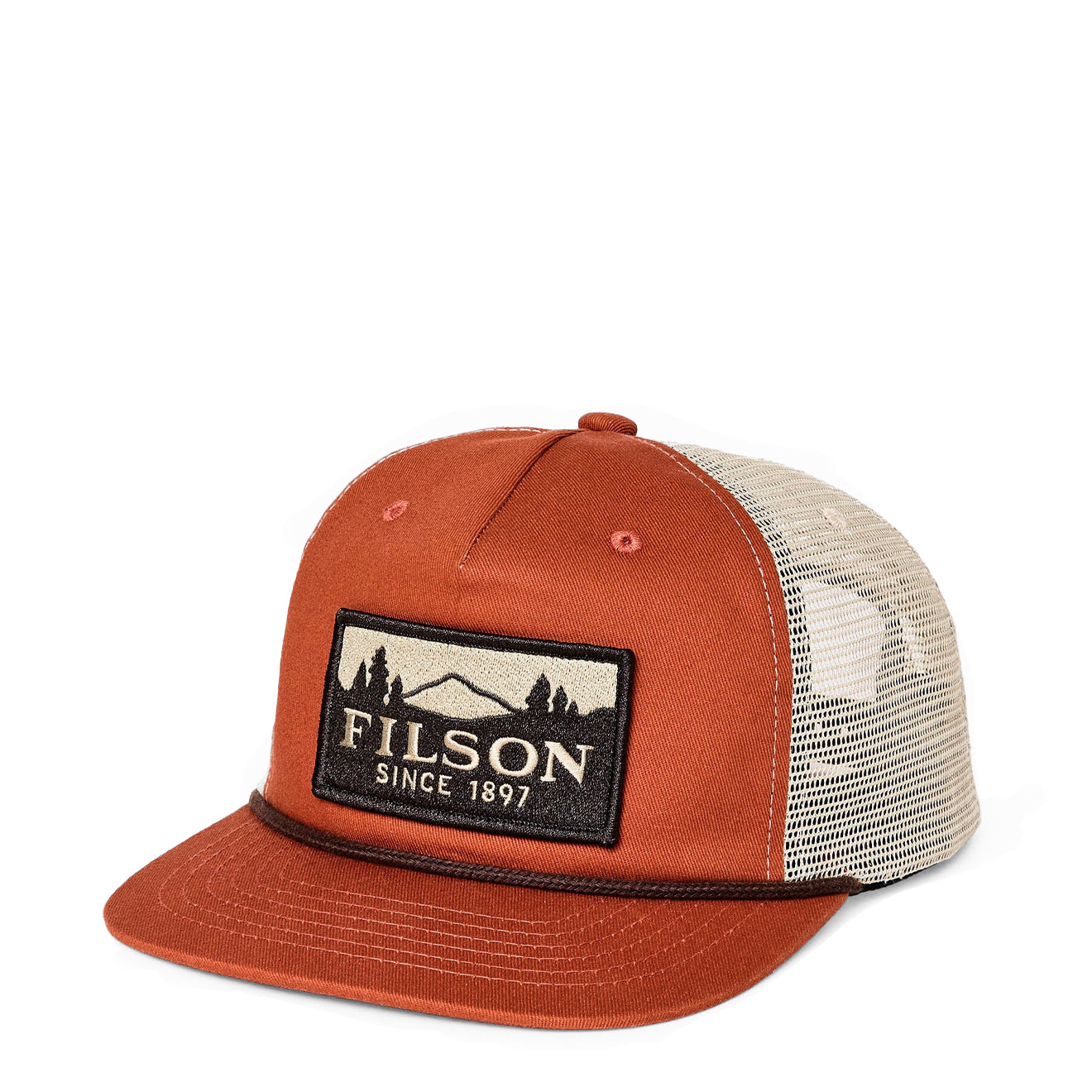 Filson Trucker Mesh Cap Scenic Patch Iron Rust / Filson | Parasol Store