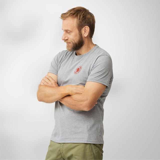 Fjallraven 1960 Logo T-Shirt Uncle Blue-Melange | Parasol Store
