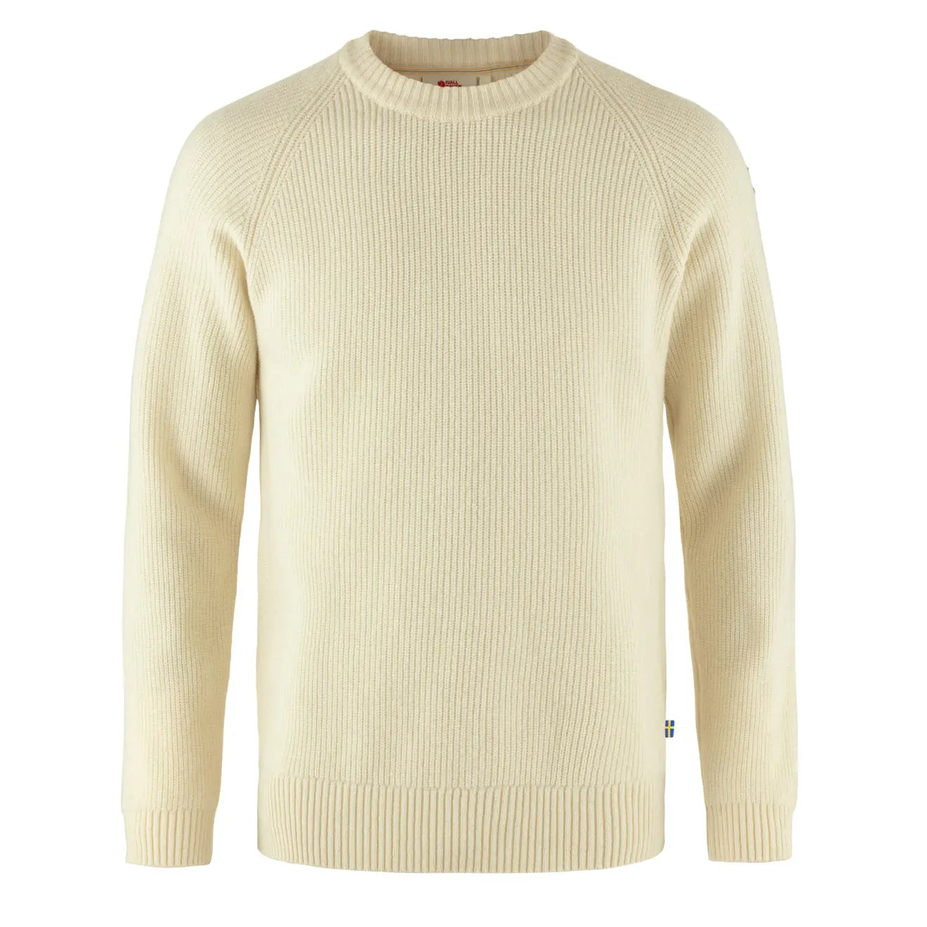 Fjallraven Ovik Rib Sweater Chalk White | Parasol Store