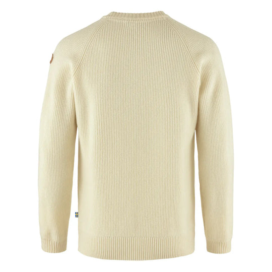 Fjallraven Ovik Rib Sweater Chalk White | Parasol Store