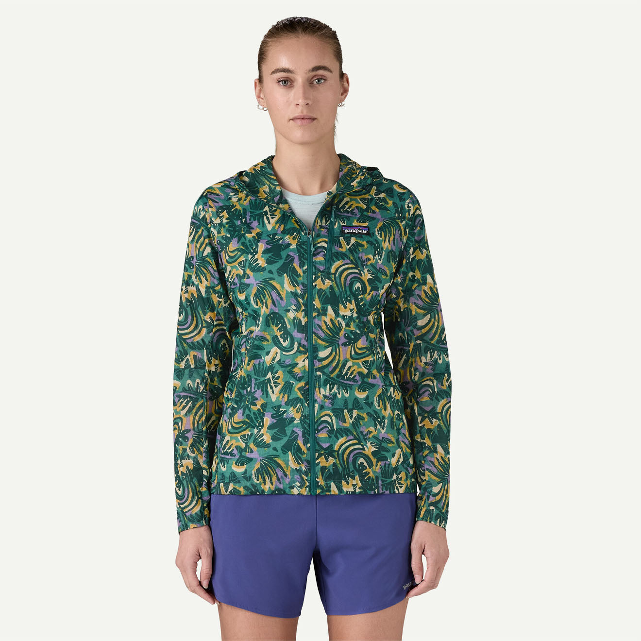 Patagonia Womens Houdini Jacket Wild Botanist / Wetland Blue – Parasol ...
