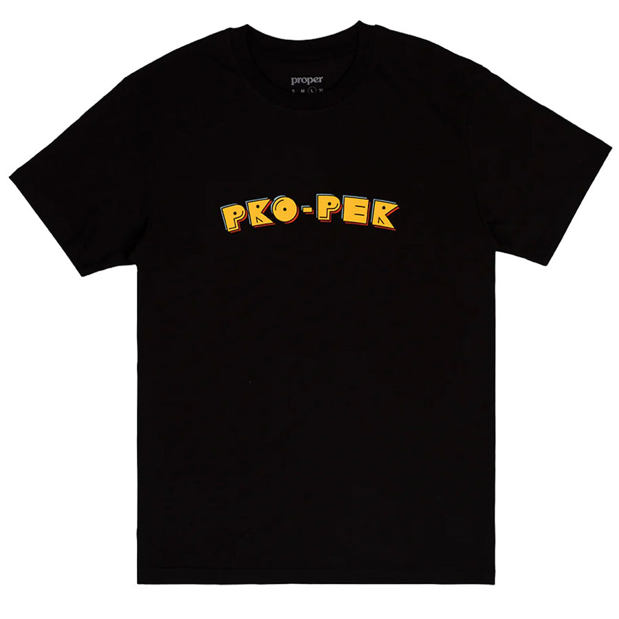 Proper Puck T Shirt - Black | Parasol Store