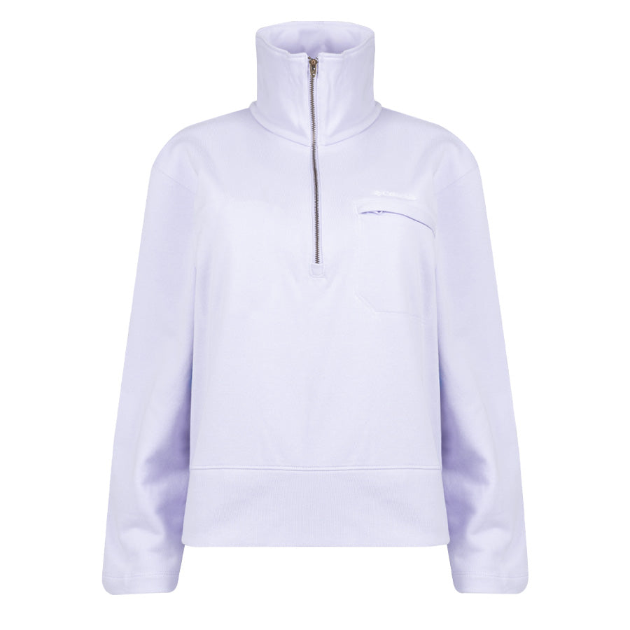 Columbia Womens Lodge French Terry Pullover Purple Tint | Parasol Store